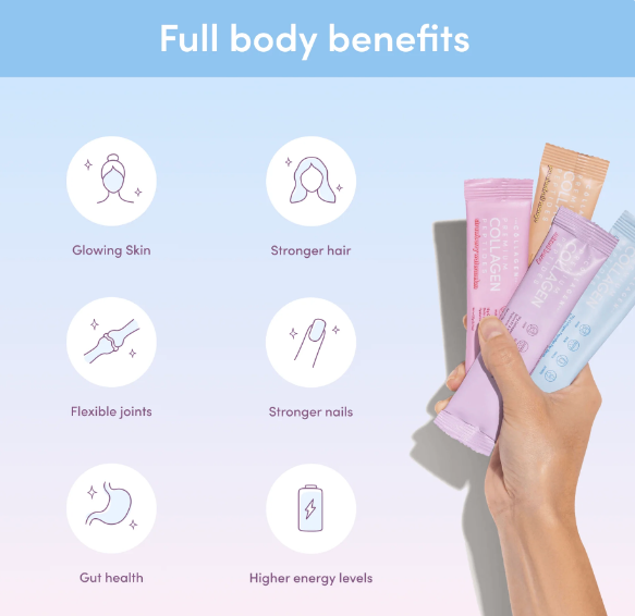 The Collagen Co. Mixed Flavours Collagen Powder Sachets - 270g – Glam Box