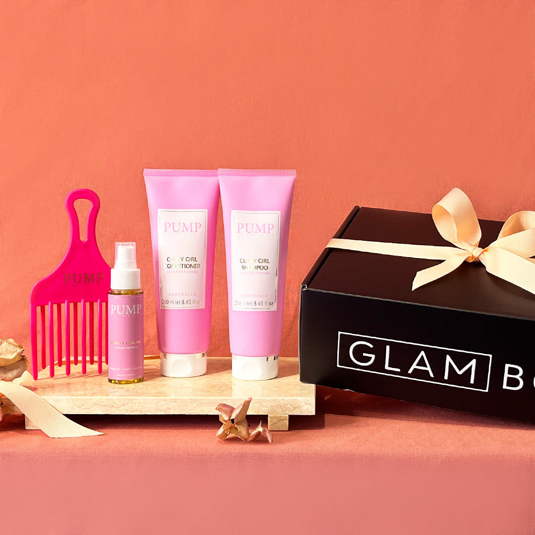 Pump Hair Care Curly Hair Health Glam Bundle – Glam Box